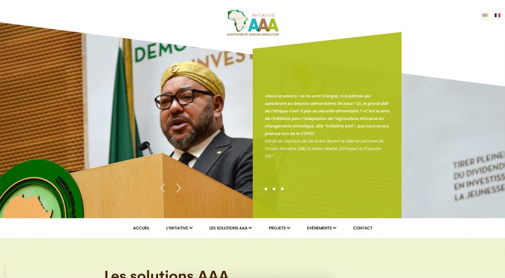 AAA : Initiative pour l'Adaptation de l'Agriculture - Agence Web Digitale Maroc, Création Web et ...